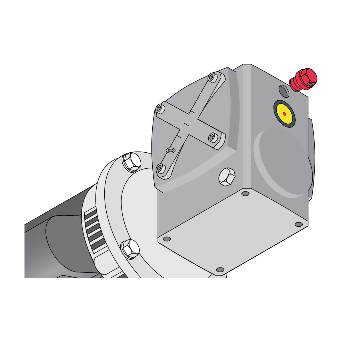 Doorking 2600-364 Gearbox for 1150 Overhead Gates | Elitegates.net ...