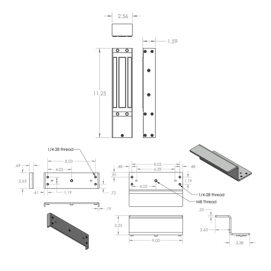 Magnetic Locks for Swing, Slide & Pedestrian Gates | EliteGates.net ...