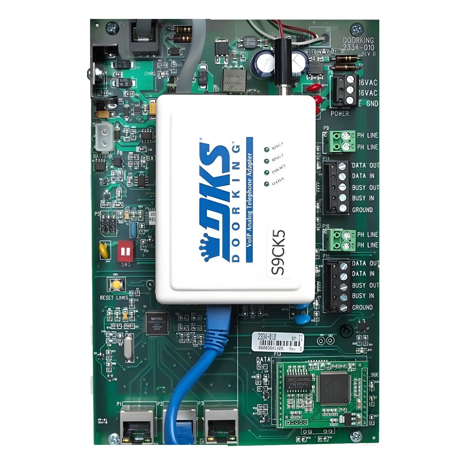 Doorking 2334-010 Placa de circuito Voip Ethernet Rs232 – Elite Gates