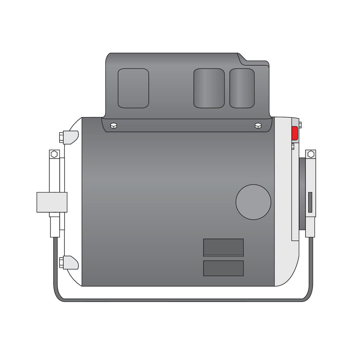 Eagle E210 Replacement Motor - 1HP | Elitegates.net – Elite Gates