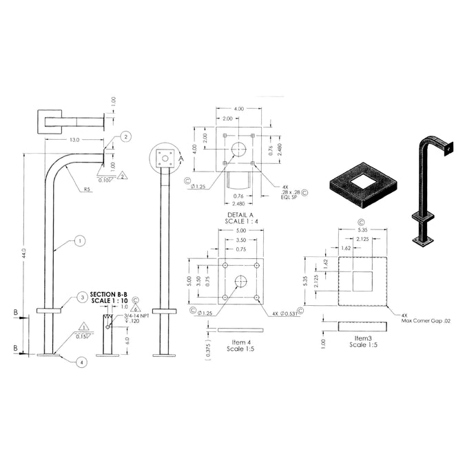 Access Control Pedestals for Gates & Entry Devices | EliteGates.net ...