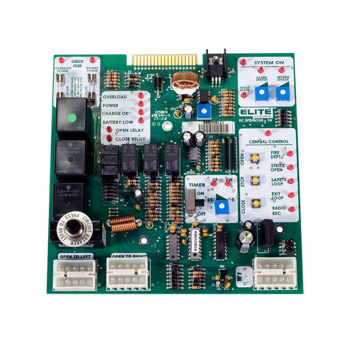 Q206 Control Board for LiftMaster Robo Gate Operators | Elitegates.net ...