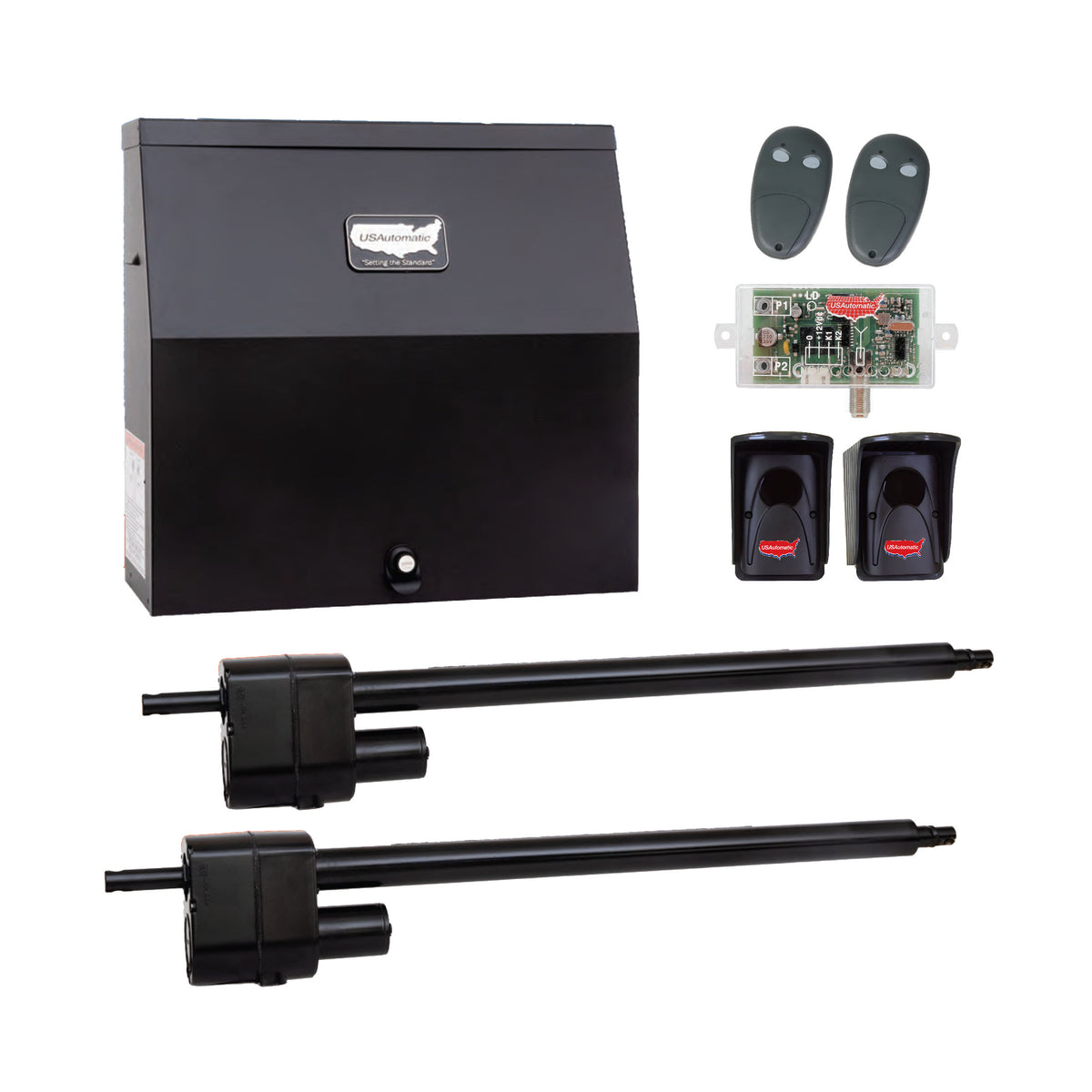 US Automatic Patriot 2 Dual Swing Gate Opener (110V) | EliteGates.net ...