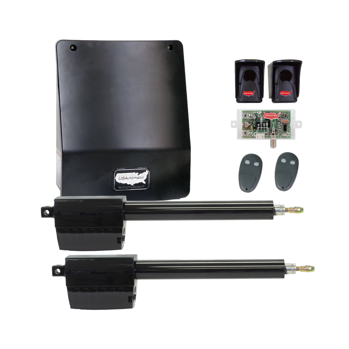 US Automatic Ranger 500 Dual Swing Gate Opener 110V | EliteGates.net ...