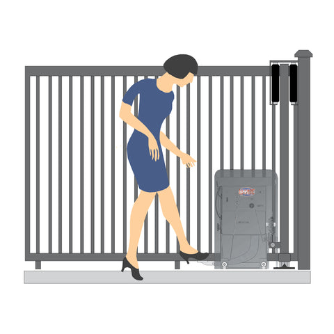 All-O-Matic SL-90 DC PRO Slide Gate Opener | EliteGates.net