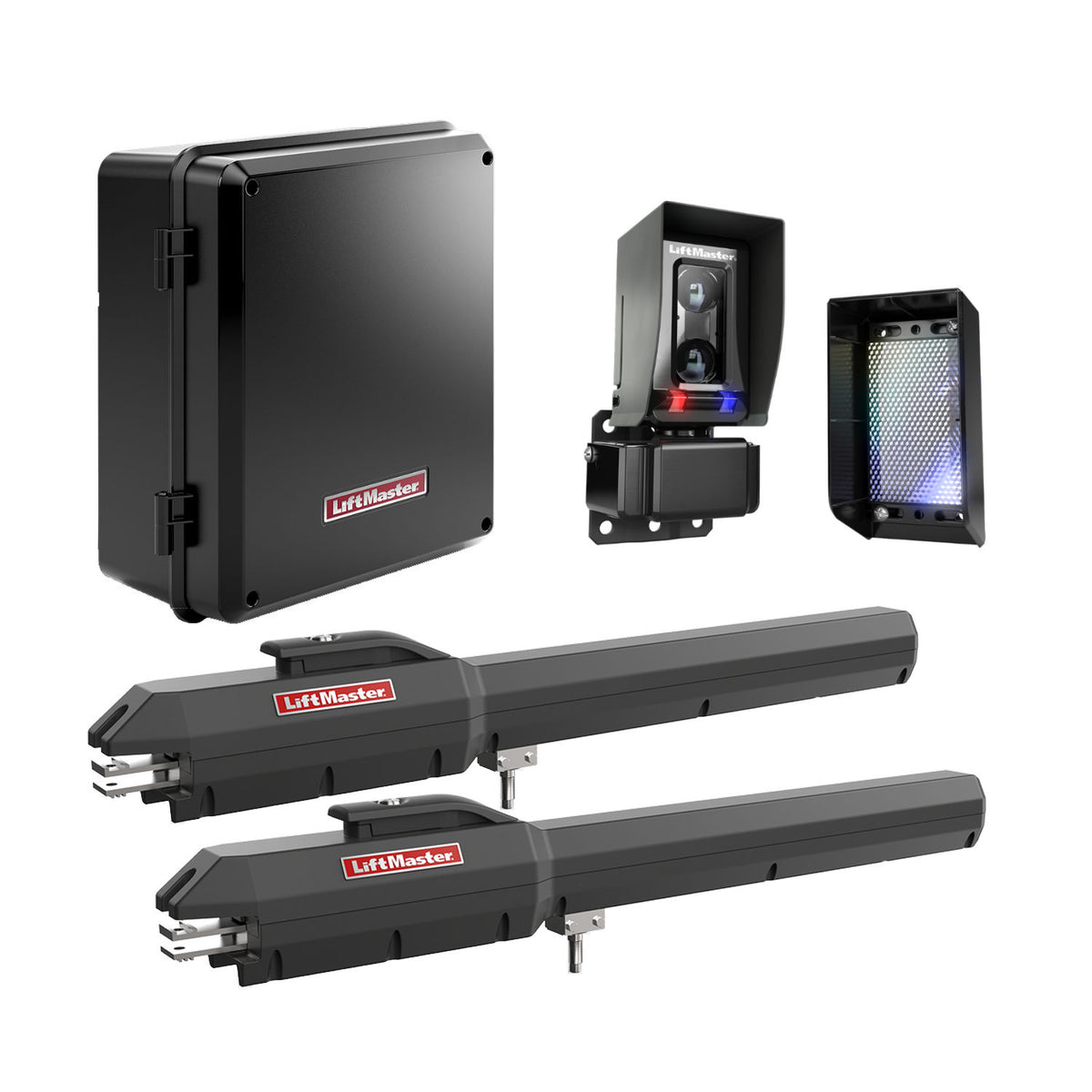 LiftMaster LA500UL Dual Swing Gate Operator Kit | Elitegates.net ...