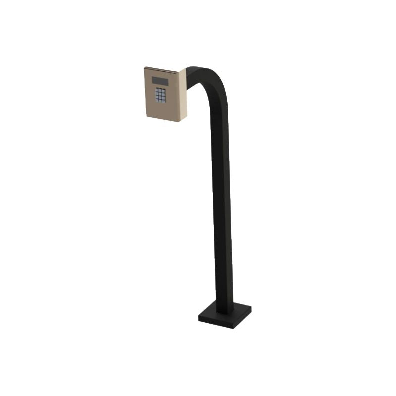 All-O-Matic AGN-SM1 Gooseneck Post for Access Control | EliteGates.net ...