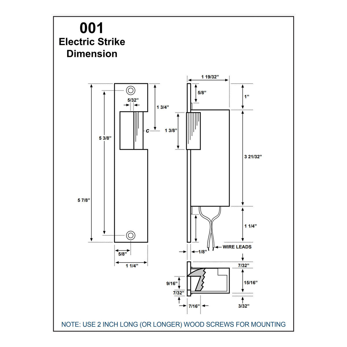 Trine 001 Electric Strike – Elite Gates