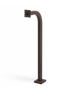 Doorking 1200-045 Gooseneck Post (Concrete-Pad Mounted) – Elite Gates